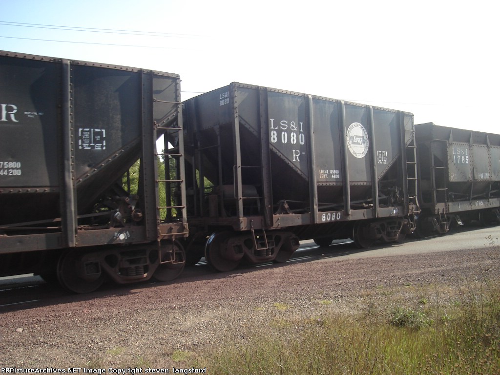 A Loaded LS&I Ore Car